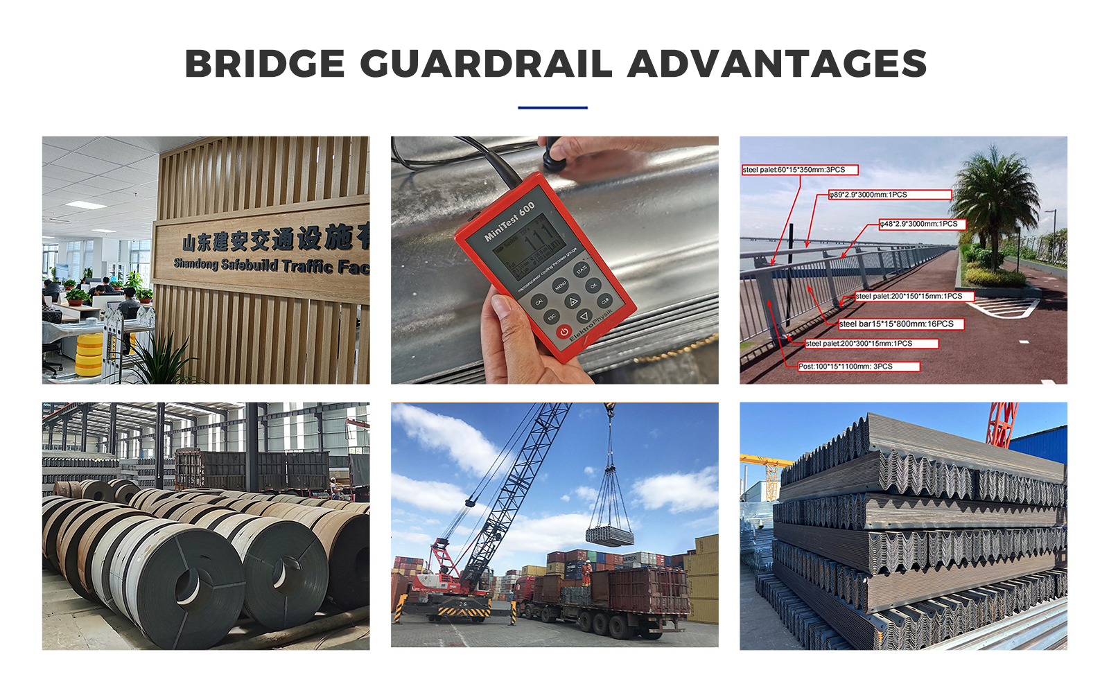 Traffic Safety Bn4 Bridge Guardrail-Shandong Safebuild Traffic ...